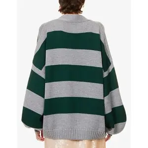 ROSIE ANTWERP Scout Striped Wool Cardigan