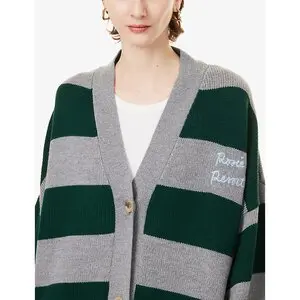 ROSIE ANTWERP Scout Striped Wool Cardigan
