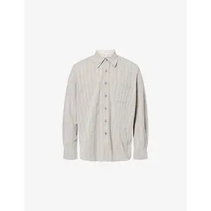 Our Legacy Above Patch-pocket Cotton-blend Shirt - Black Check