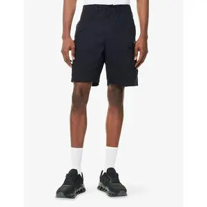 SANDBANKS Logo-patch Cotton Cargo Shorts