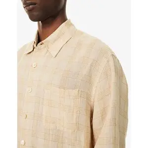 Our Legacy Above Check Linen Shirt