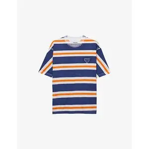 Prada Printed Cotton-jersey T-shirt