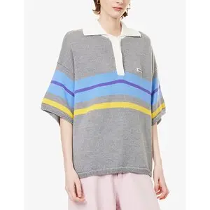 ROSIE ANTWERP Oversized Wool Polo Top