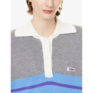 ROSIE ANTWERP Oversized Wool Polo Top