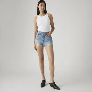 LEVI'S 501 Original Fit High Rise Denim Shorts - Switch Stitch Short