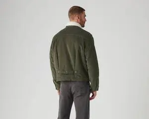 LEVI'S Type I Sherpa Lined Jacket - Forest Night
