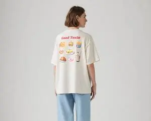 LEVI'S Graphic Short Sleeve T-shirt - Egret