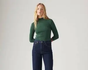 LEVI'S Effortless Long Sleeve T-shirt - Python Green