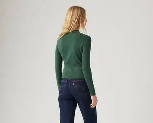 LEVI'S Effortless Long Sleeve T-shirt - Python Green