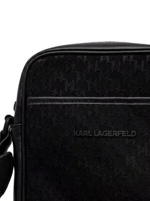 Karl Lagerfeld Zipped Messenger Bag