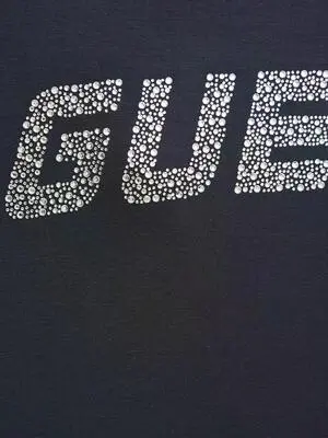Guess Embellished Logo Sweatshirt - Blue