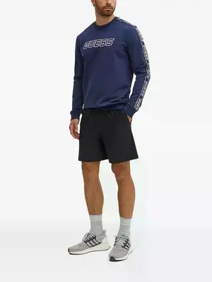 Guess Logo Tape Long Sleeve Sweater