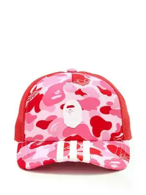 Adidas X Bape Camouflage-print Cap - Pink