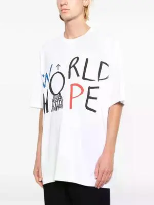 Comme Des Garçons Graphic-print Cotton T-shirt