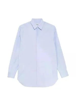 JIL SANDER Fil-à-fil Shirt - Blue