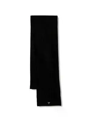 Guess Ribbed Logo Hat And Scarf Set
