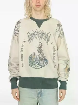 SAMUEL ZELIG La Luna Crewneck Sweater