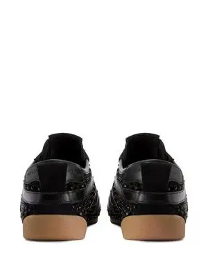 GIUSEPPE ZANOTTI Perforated Embellished Sneakers