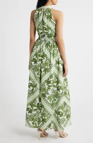 Julia Jordan Sleeveless Maxi Dress With Tie Belt