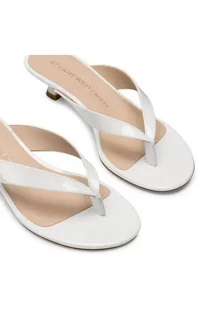 STUART WEITZMAN Rio Sleek Sandal - Blanco