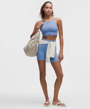 Lululemon Focuser High-neck Bra - Prep Blue