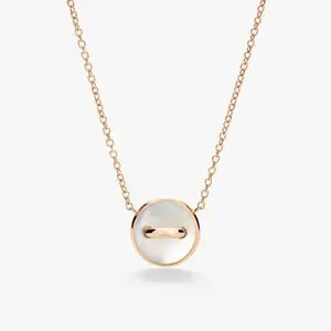 Pomellato Pom Pom Dot Necklace With Onyx And Mother Of Pearl