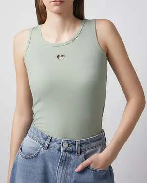 CLOEYS Heart Tank Top