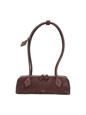 Alaïa Le Teckel" Small Shoulder Bag - Brown