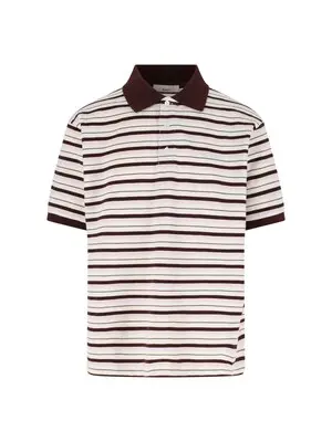 DUNST Striped Polo - Multi
