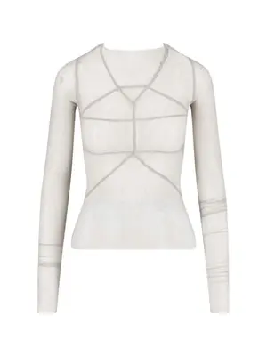 Rick Owens Sheer Performance Tops For Women