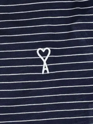 Ami Striped T-shirt " De Caur - Blue