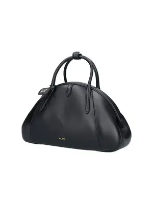 Alaïa Handbag In Calfskin Leather - Black