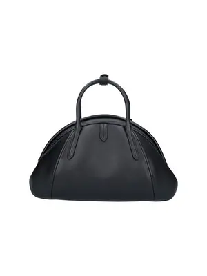 Alaïa Handbag In Calfskin Leather - Black