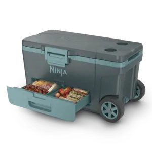 NINJA Frostvault 65qt Cooler With Wheels In Blue Grey Blue Grey