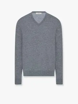 THE ROW Nian Cashmere Sweater - Grey