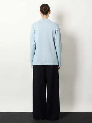 THE ROW Niosa Cotton And Linen Polo - Blue