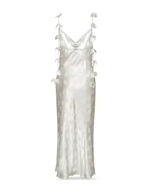 ROTATE BY BIRGER CHRISTENSEN Slip Dress - Egret