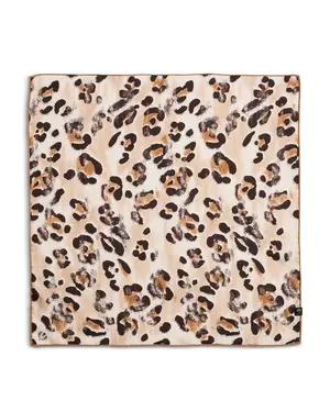 FRAAS Animal Print Silk Square Scarf