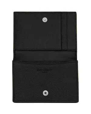 Saint Laurent Paris Business Card Holder With Flap
