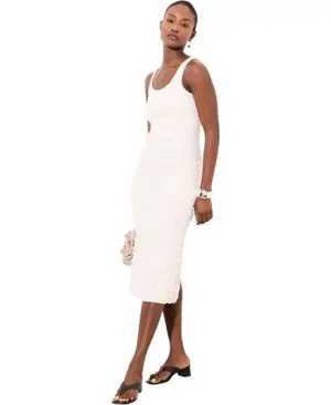 Mint Velvet Sequin Mesh Midi Dress