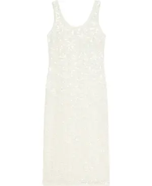 Mint Velvet Sequin Mesh Midi Dress