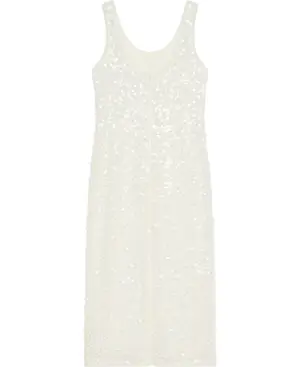 Mint Velvet Sequin Mesh Midi Dress