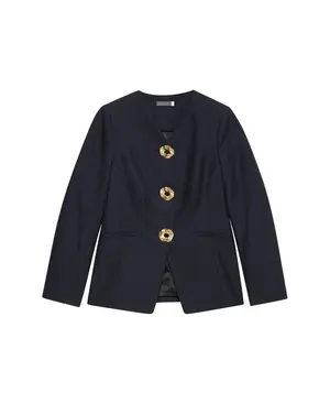 Mint Velvet Wool Blend Sculpted Jacket