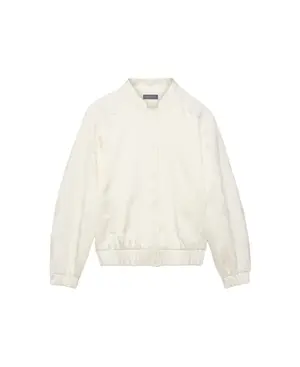 Mint Velvet Satin Lace Trim Bomber Jacket