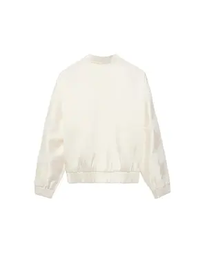 Mint Velvet Satin Lace Trim Bomber Jacket