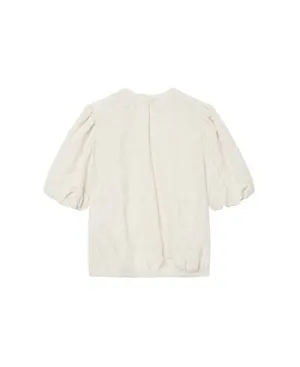 Mint Velvet Cotton Textured Floral Top