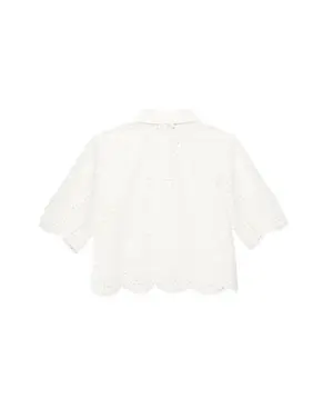 Mint Velvet Cotton Broderie Shirt