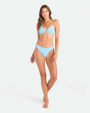 Volcom Simply Seamless Twist Bralette - Cloud Blue