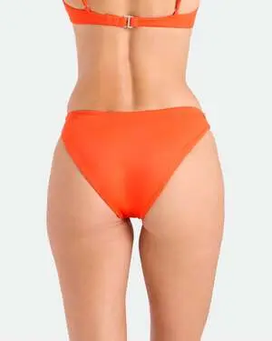 Volcom Simply Seamless Hipster Full Coverage Bikini Bottom - Persimmon