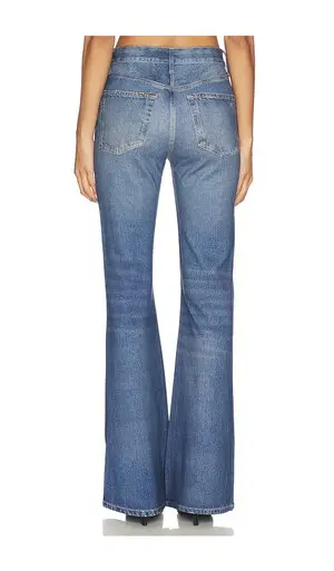 Rag & Bone Rb Miramar Ponte Dahlia Mid Rise Flare Jeans - Cosmo